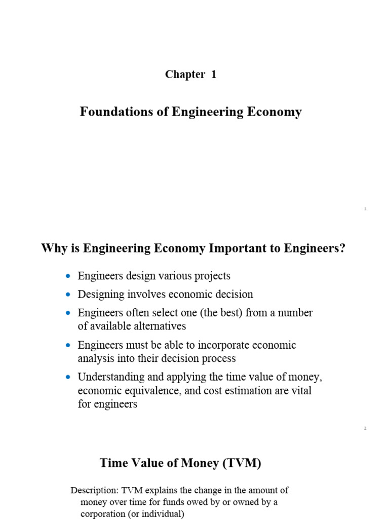Engineering Economy Fundamentals | PDF | Interest | Cost Of Capital
