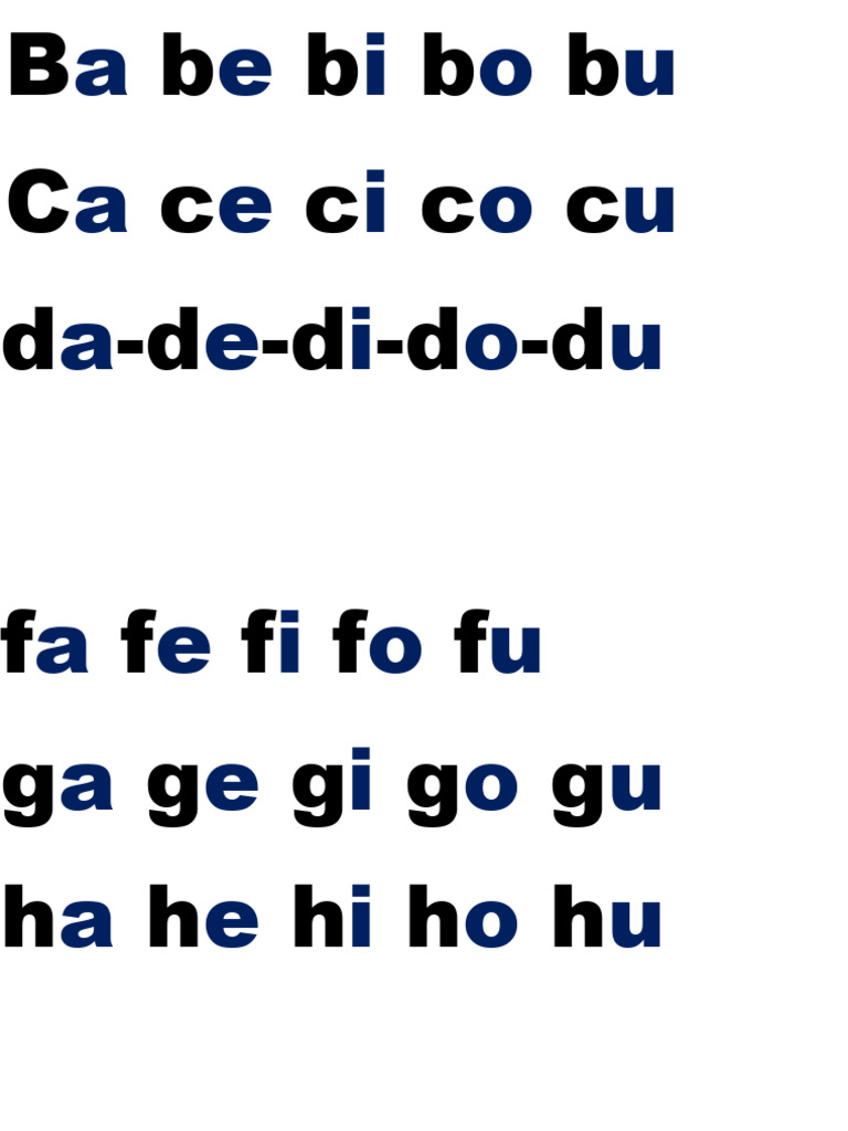 Silabas Para Tercer Grado | PDF