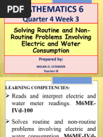 Grade 6 Water and Electric Meter Problems | PDF | Kilowatt Hour ...
