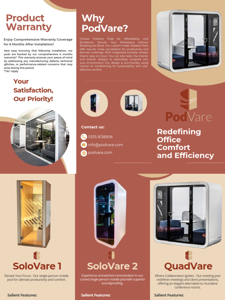 PodVare Brochure | PDF | Home & Garden | Technology & Engineering