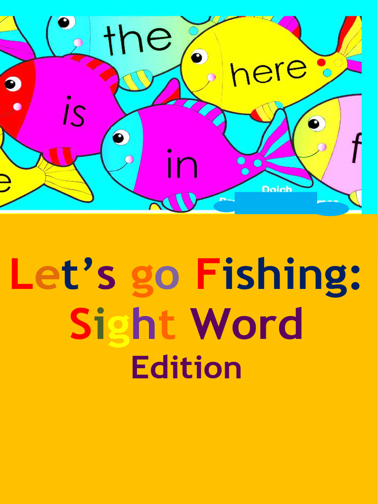 Fishing For Sight Words (Grace) | PDF | Learning | Behavior Modification