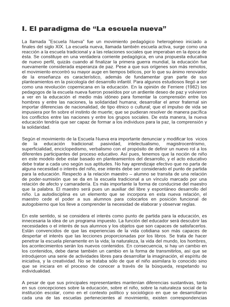 Ejemplos del Paradigma Constructivista | PDF | Constructivismo ...