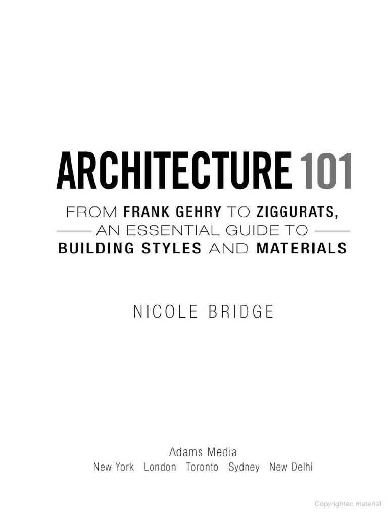 101 Books - Architecture 101 | PDF