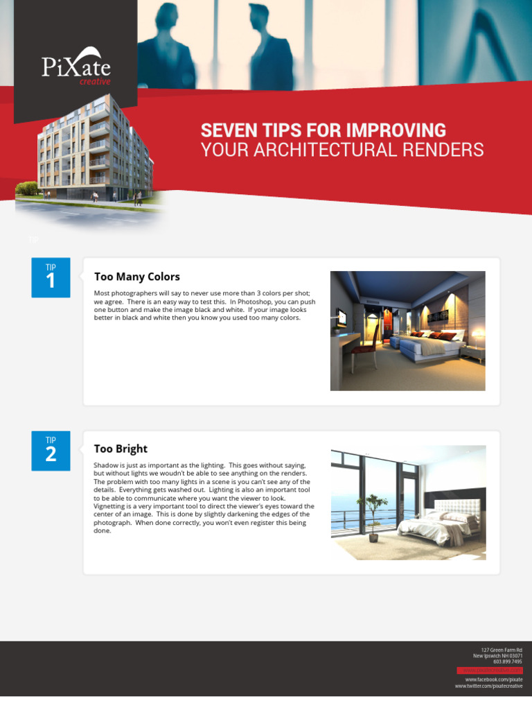 7 Tips To Improve Your Architectural Renders | Download Free PDF | 3 D Computer Graphics ...