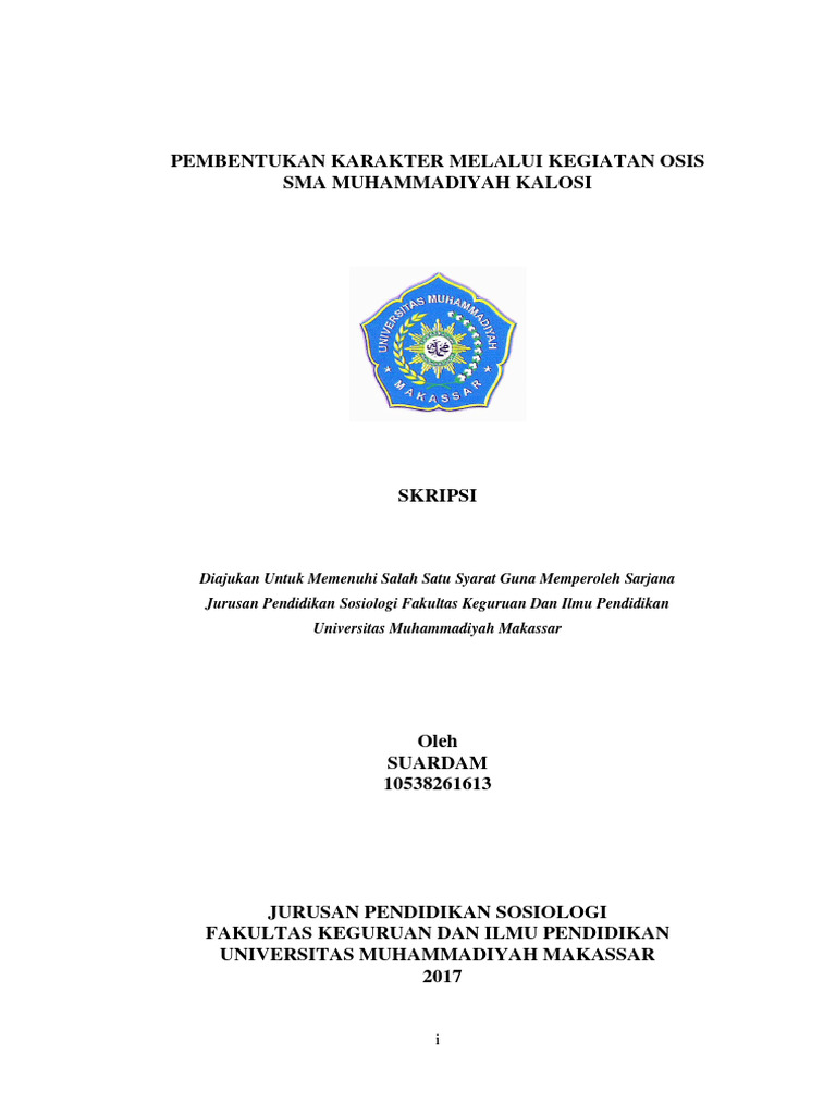 Peran OSIS dalam Pembentukan Karakter | PDF