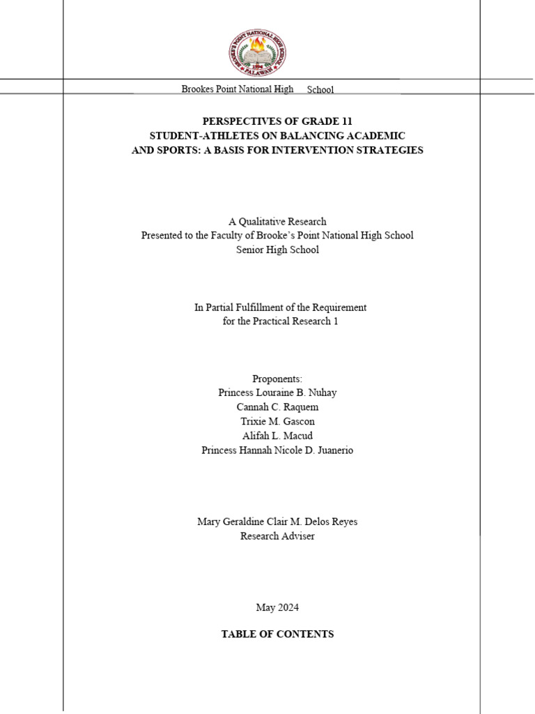 Group 7 Final Research Paper | PDF | Self Efficacy | Goal