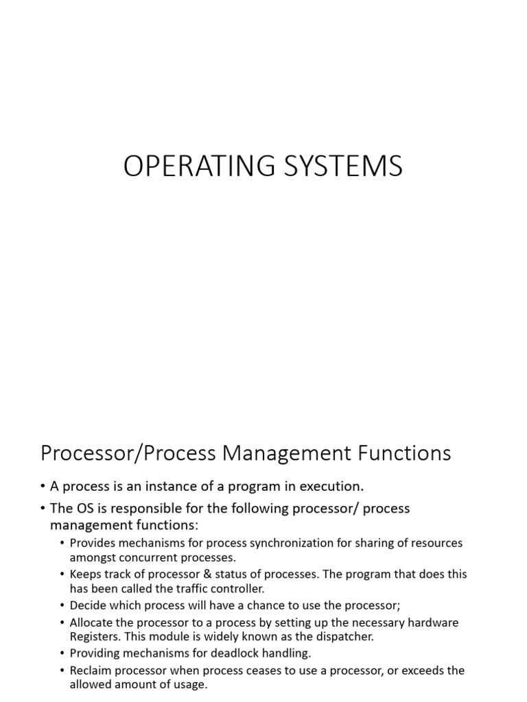 Os and Info Sys Maintenance Lec # 4 | PDF Os and Info Sys Maintenance Lec # 4 | PDF