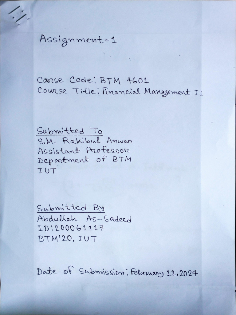 Chapter 10 Problems | PDF
