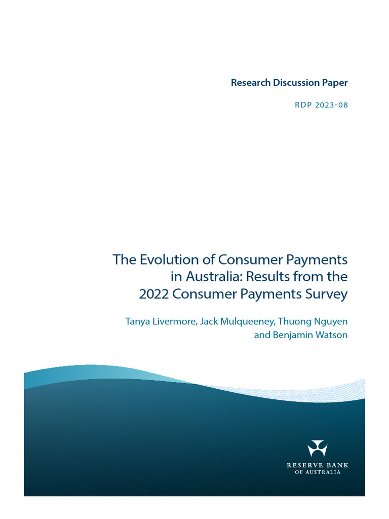 The Evolution of Consumer Payments in Australia: Results From The 2022 ... The Evolution of Consumer Payments in Australia: Results From The 2022 ...