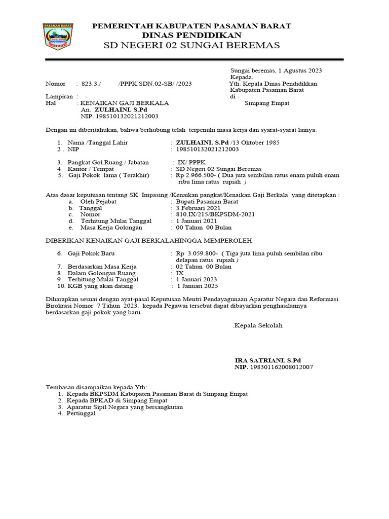 KGB P3K S. Beremas 2023 | PDF