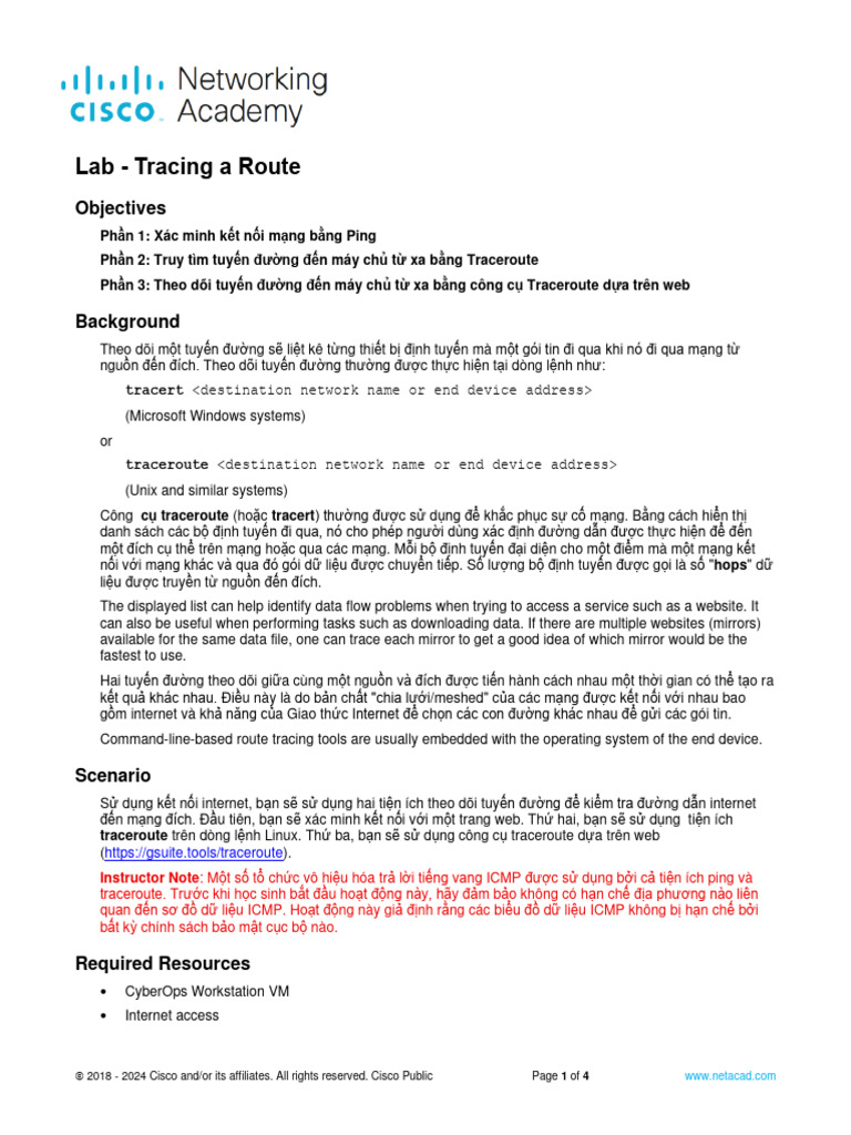 5 1 5 Lab Tracing A Route Ilm Pdf