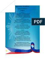 Filipino Makabayan Songs | PDF