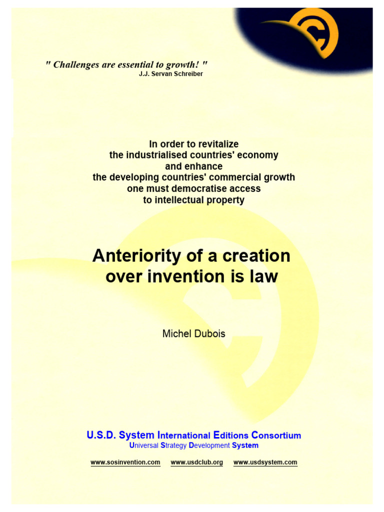 03 - Anteriority of The Creation On The Invention | PDF | Patent ...