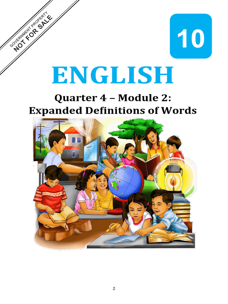 English 10 Quarter 4 Module 2 | PDF | Definition | Word