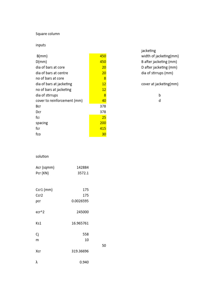 Axial - Load C3 | PDF | Concrete | Composite Material