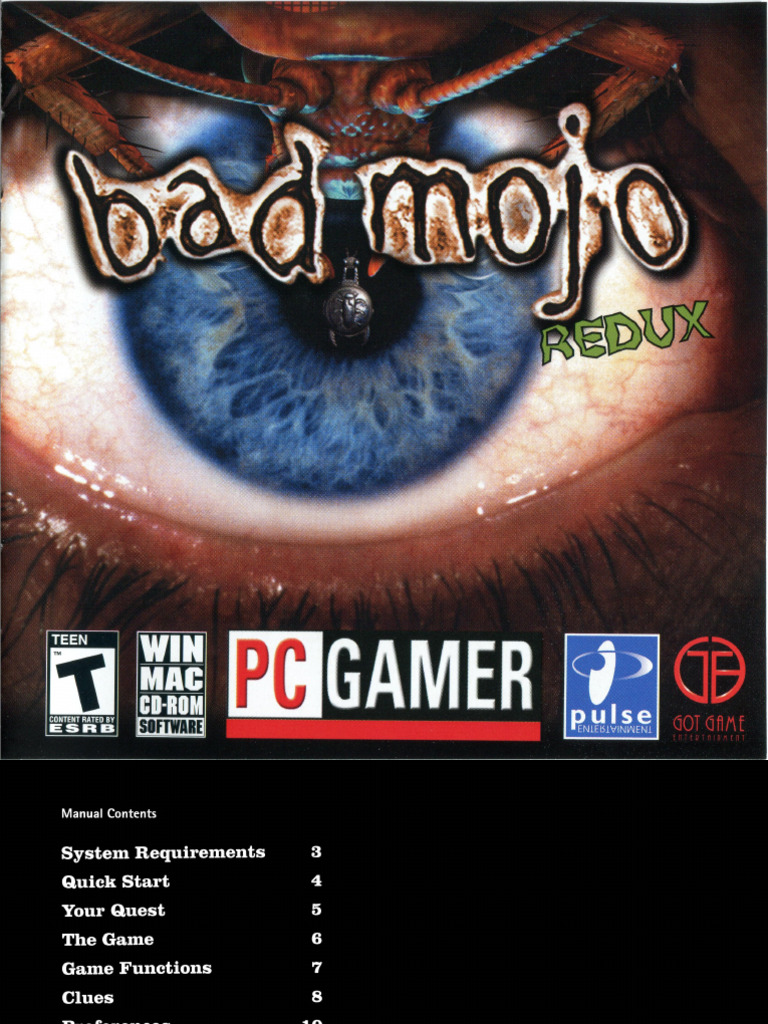 Bad Mojo Redux - Manual | PDF