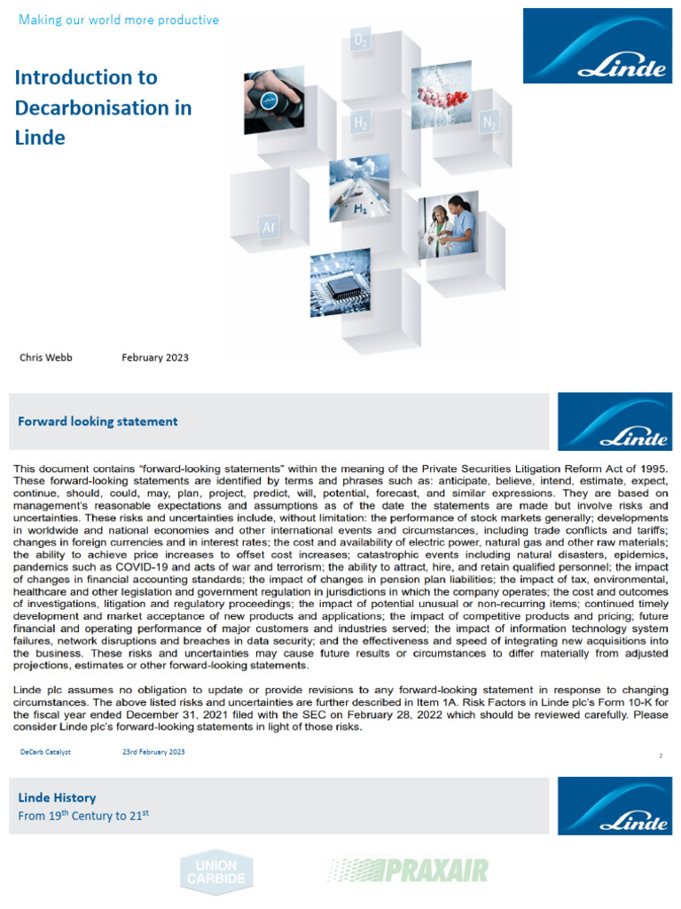 Chris Webb Linde Gas Spotlight On Renewables | PDF | Chemical Process ...