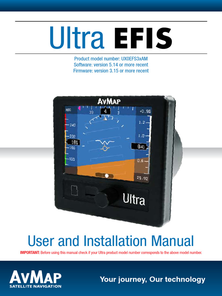 Ultra: User and Installation Manual | PDF | Compass | Aviation