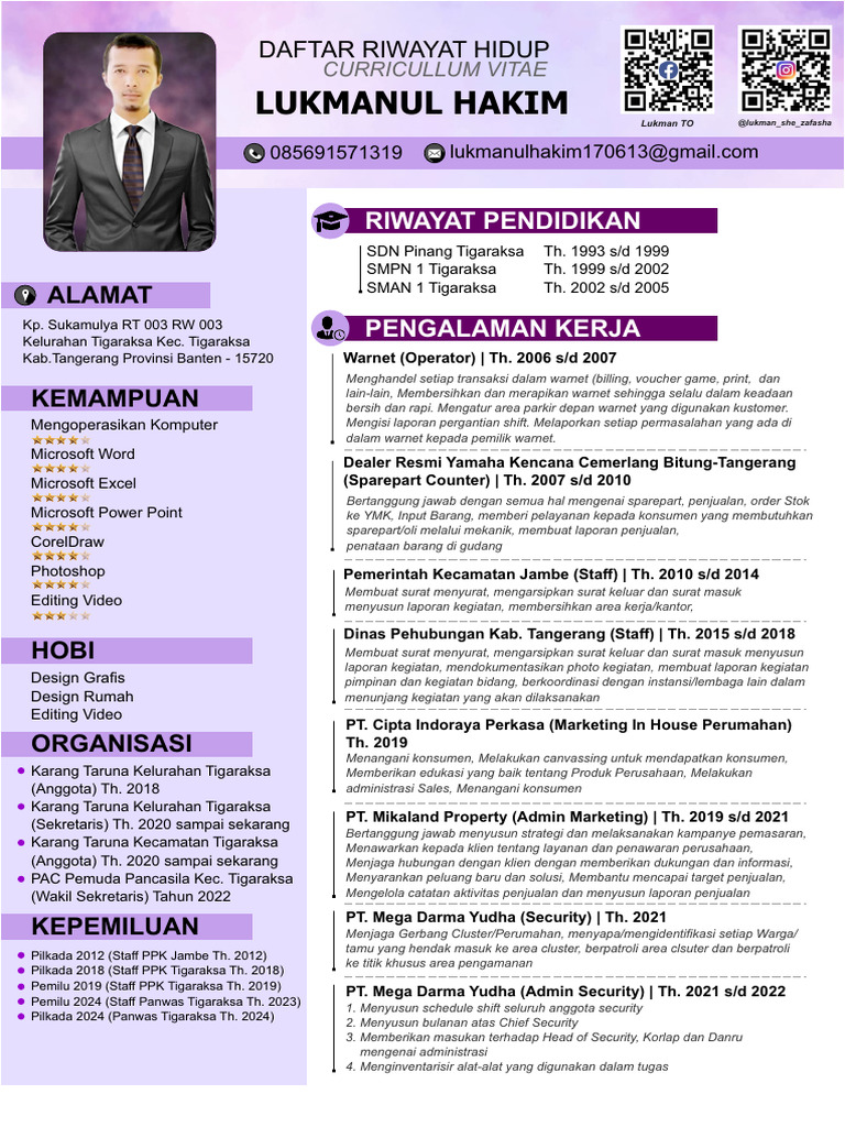 Riwayat Hidup Lukman | PDF