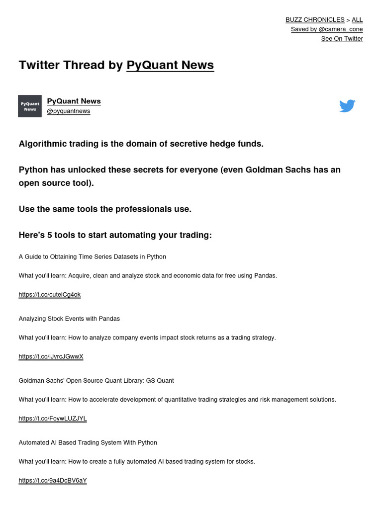 Buzz Chronicles - Thread 22918 | PDF