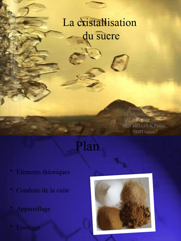 La Cristallisation.7 | PDF | Saccharose | Sucre