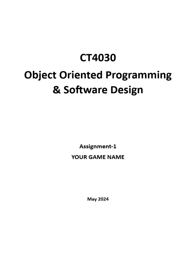 Report Outline Sample | Download Free PDF | Object Oriented Programming | Use Case