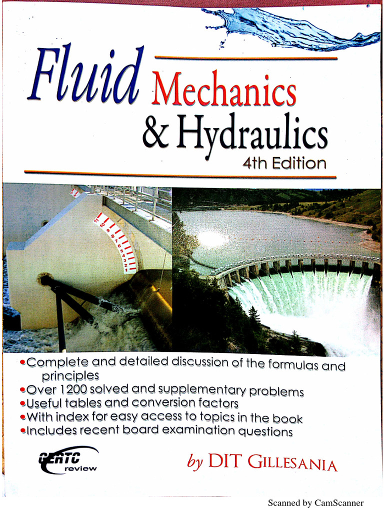 Fluid Mechanics and Hydraulics 4th Edition | PDF | Mechanical Engineering | Fluid Mechanics