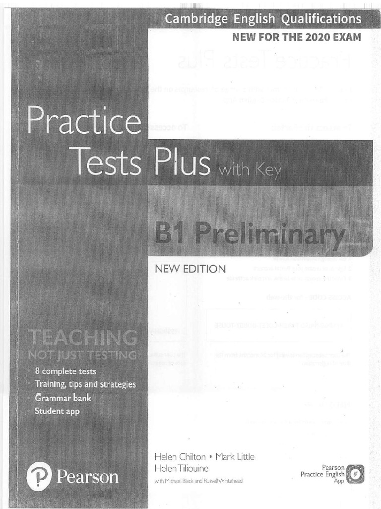 b1 Preliminary Practice Tests Plus With Key_compressed | PDF