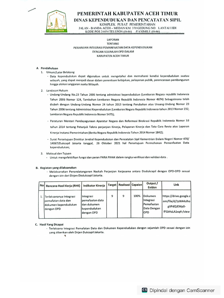 Laporan Pemanfaatan Data | PDF