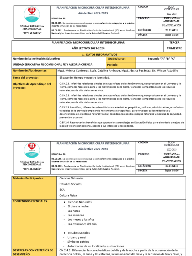 Planificacion Abp 3 Trimestre | PDF | Plan de estudios | Maestros