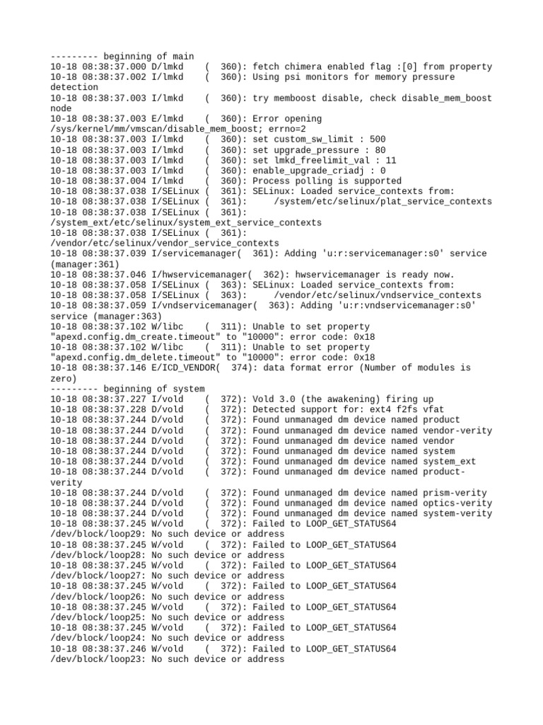 Logcat Home Fota Update Log | PDF | Software | Information Technology ...