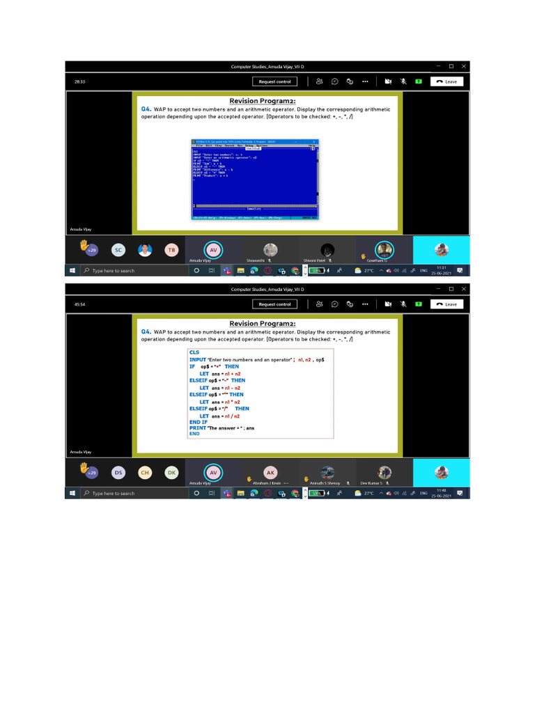 Computer - Revision Programs | PDF