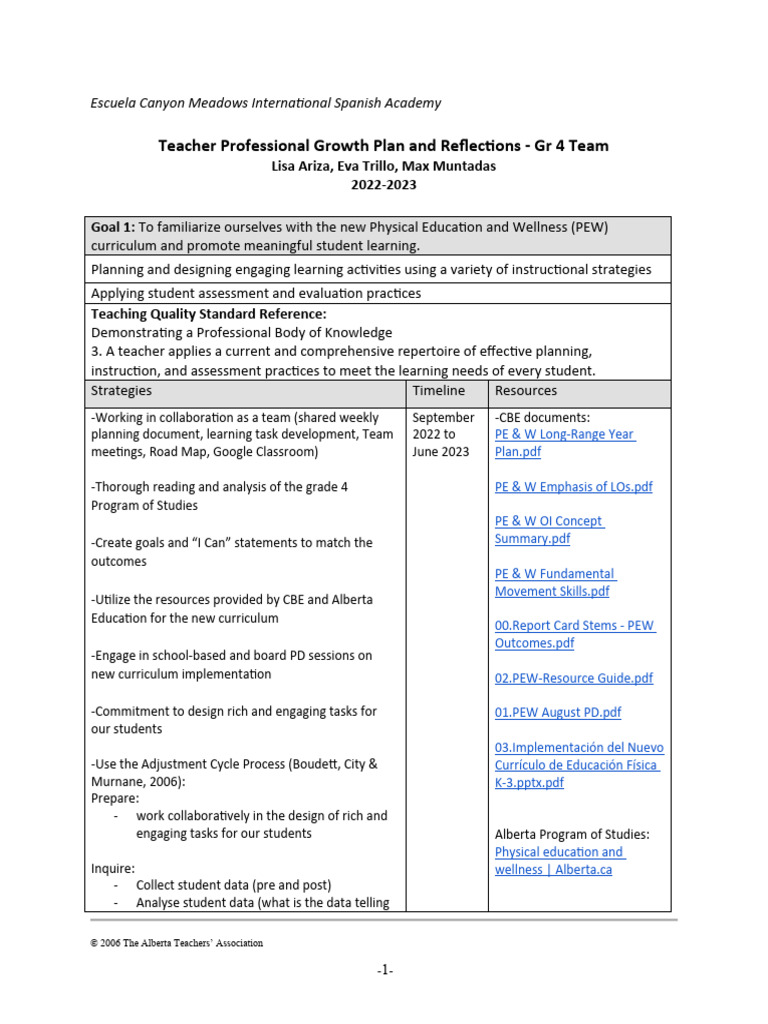 TPGP Grade 4 Oct2022 | Download Free PDF | Learning | Behavior