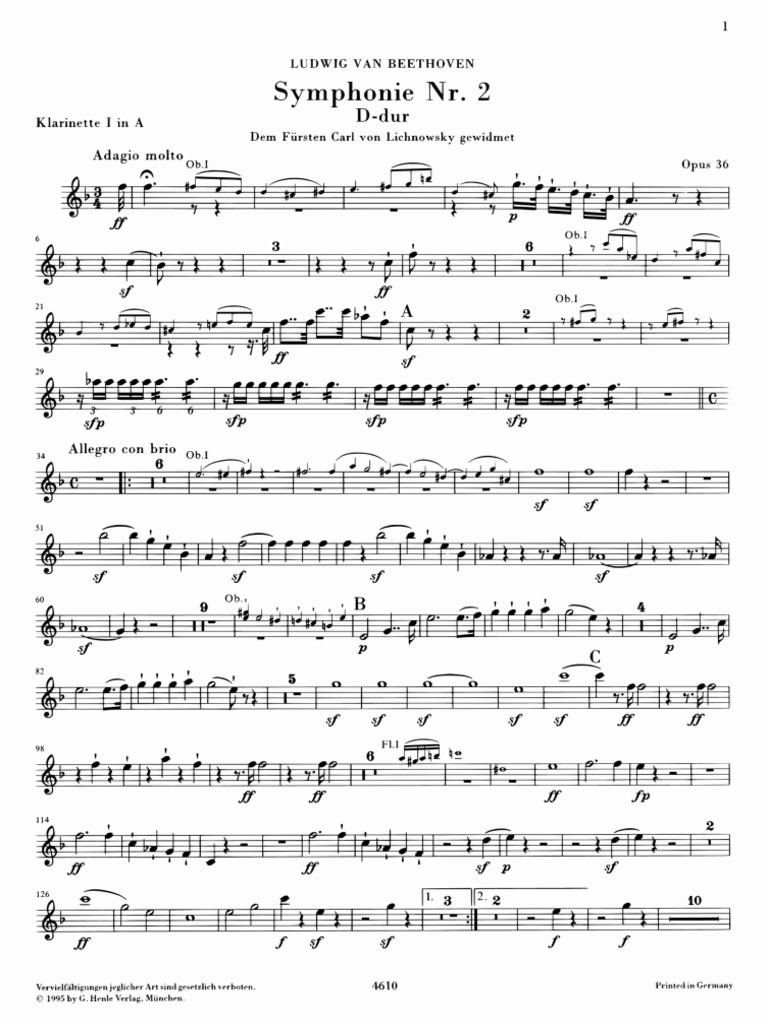 IMSLP862792 PMLP2580 Beethoven 2b Cl1 2 | PDF