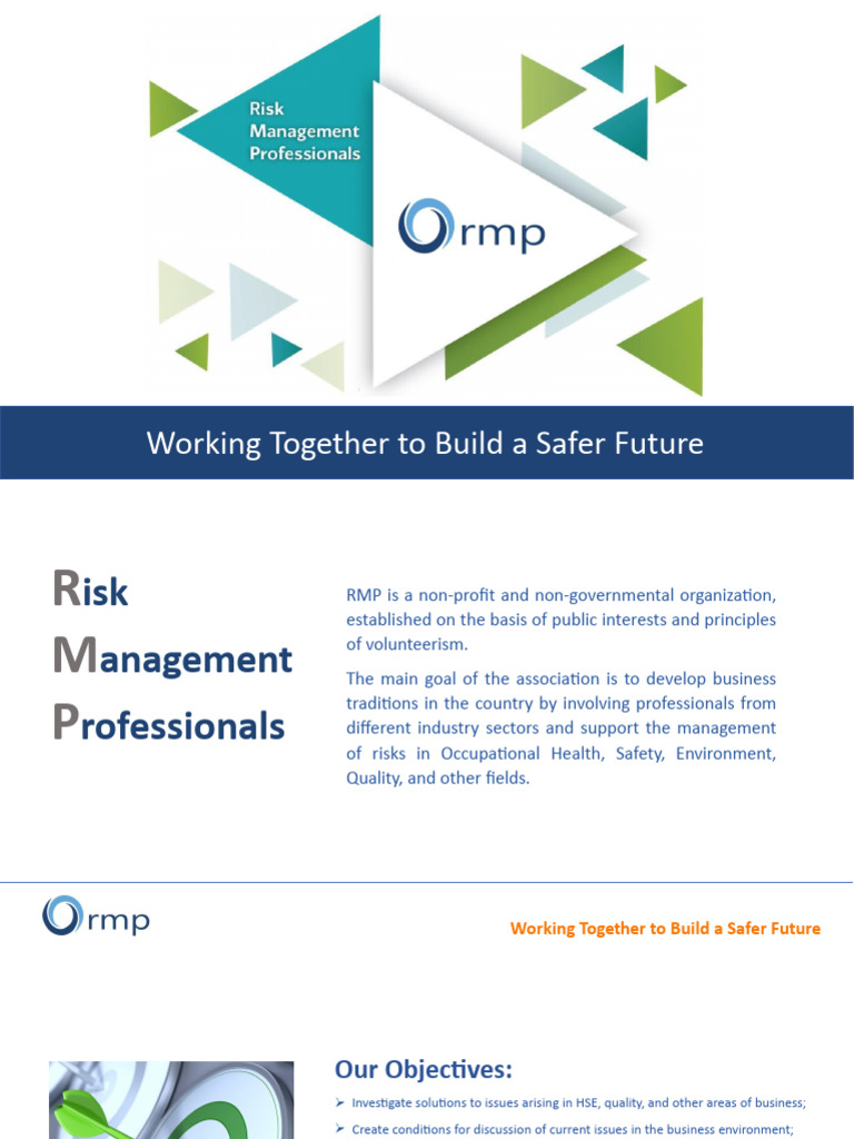 RMP - Risk Management Professionals en | PDF | Occupational Safety And ...