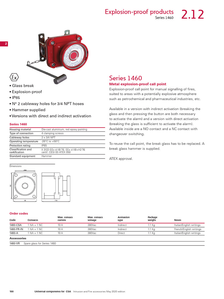 eaton-fire-devices-series-1460-callpoint-atex-datasheet-en | PDF ...