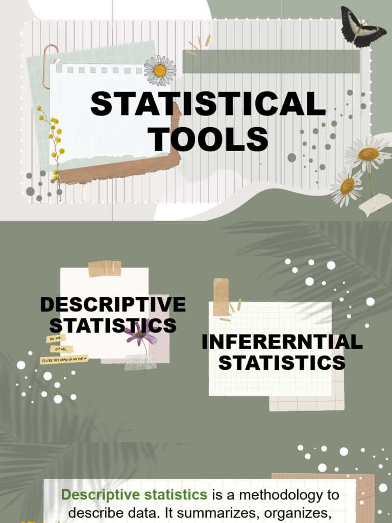 Statistical Tools | PDF | Statistics | Statistical Inference