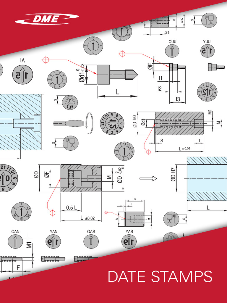 DME日期章 BLP Date-stamps 2020 | PDF | Metalworking | Metals
