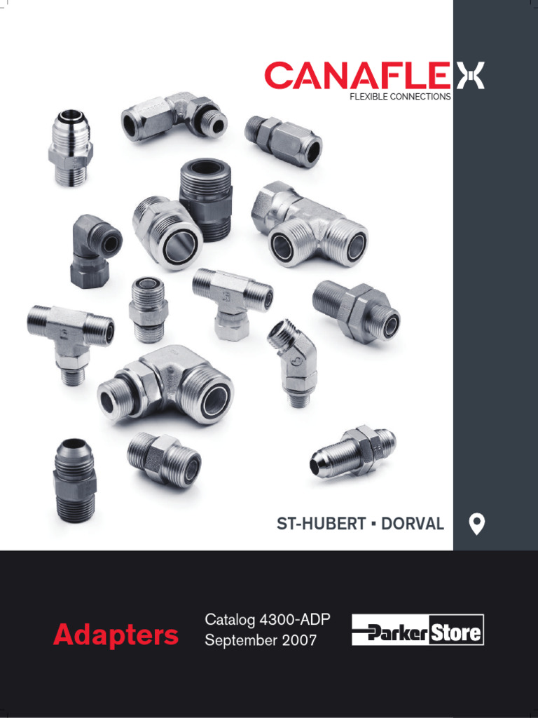 Canaflex Parker Adapters | PDF | Pipe (Fluid Conveyance) | Tools