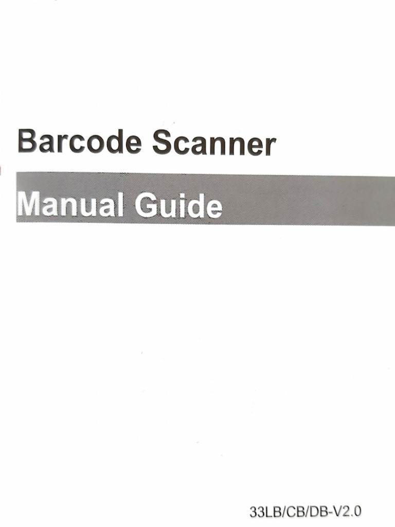 Manual Scanner Coduri Bare | PDF
