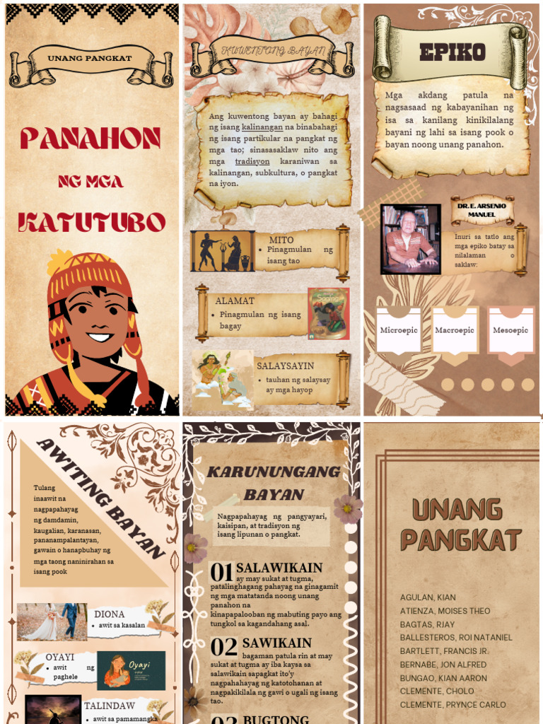 Unang Pangkat Panahon NG Katutubo | PDF