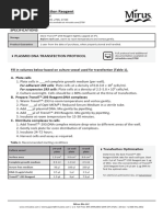 Lipofectamine MessengerMAX Man | PDF | Messenger Rna | Transfection
