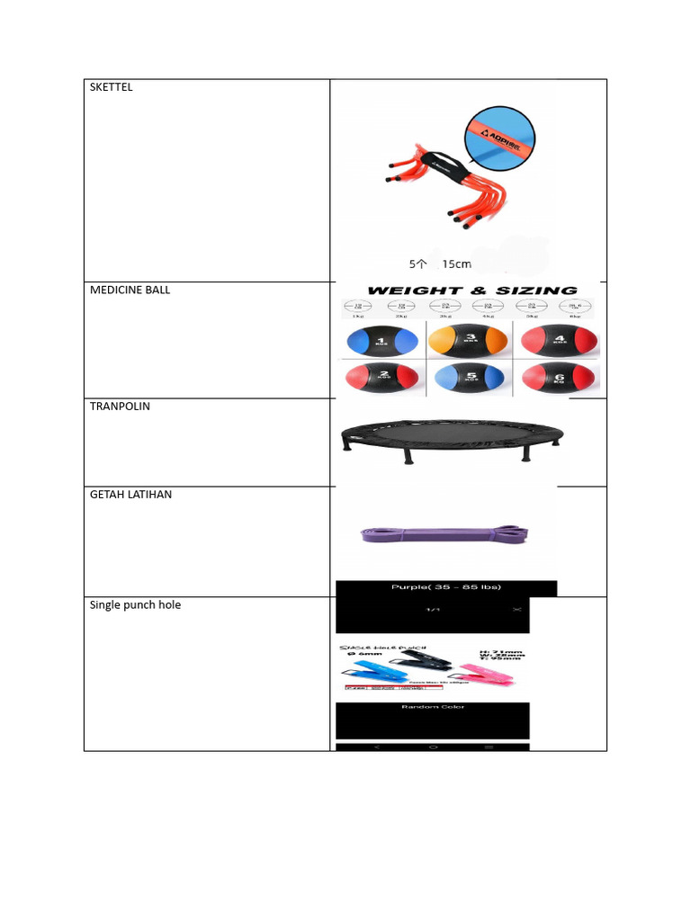 Fitness Equipment Overview: Balls & Tools | PDF
