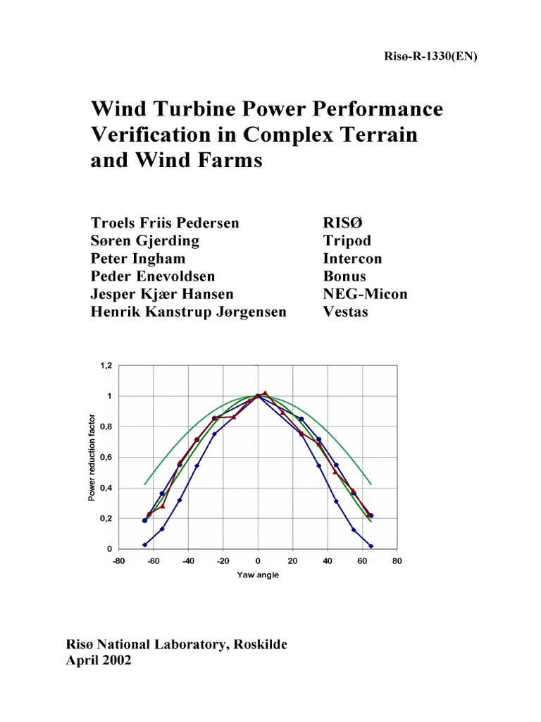 Wind Turbine Power Verification Guide | PDF | Wind Speed | Uncertainty