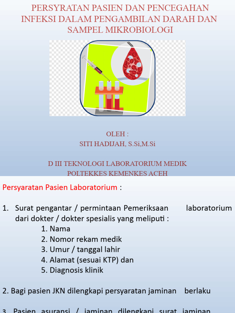 Syarat Pasien | PDF | Kesehatan Holistik | Sains & Matematika