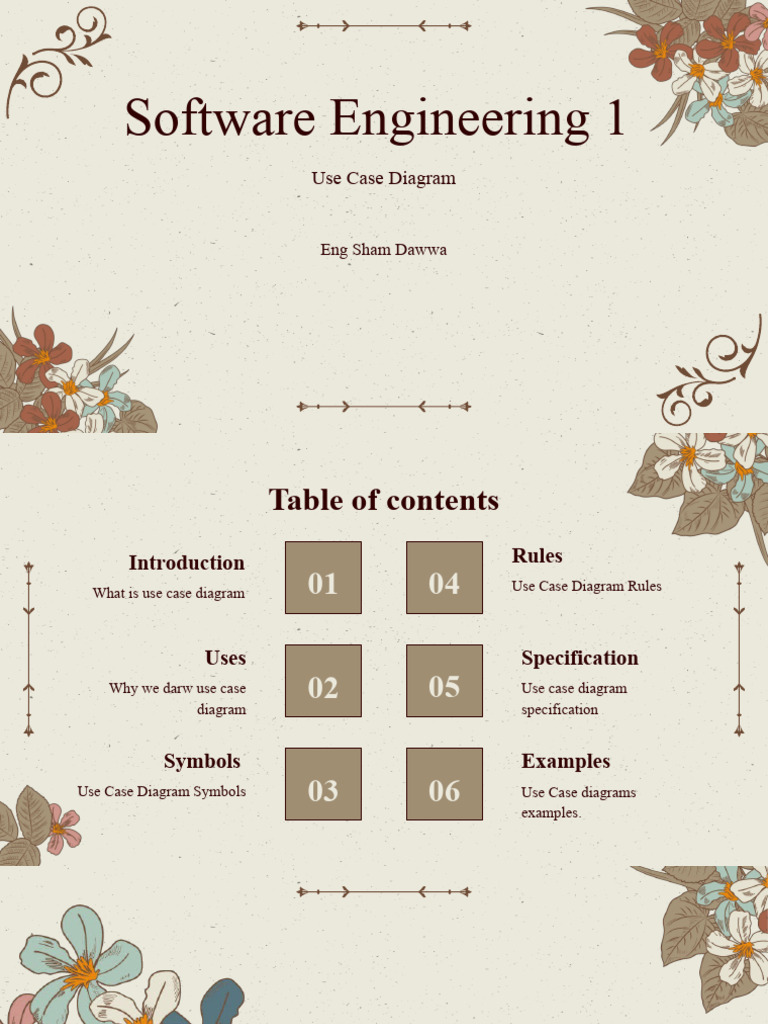 Sowftware Eng Use Case Pdf Use Case Systems Architecture