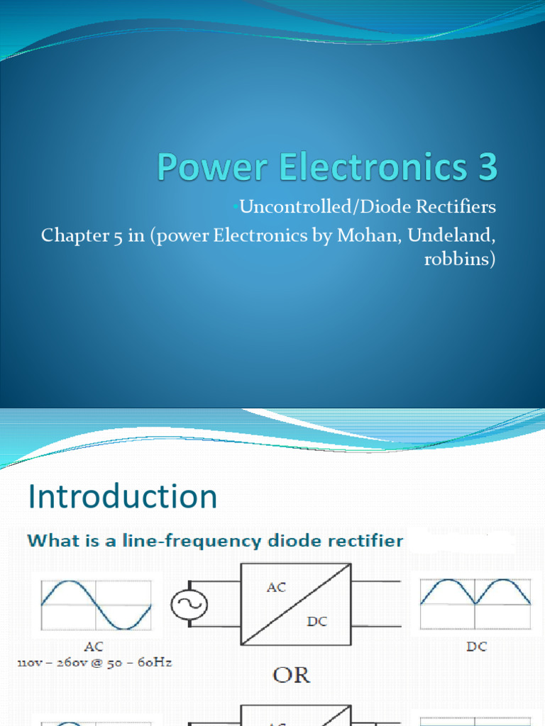 Diode Rectifiers. | PDF