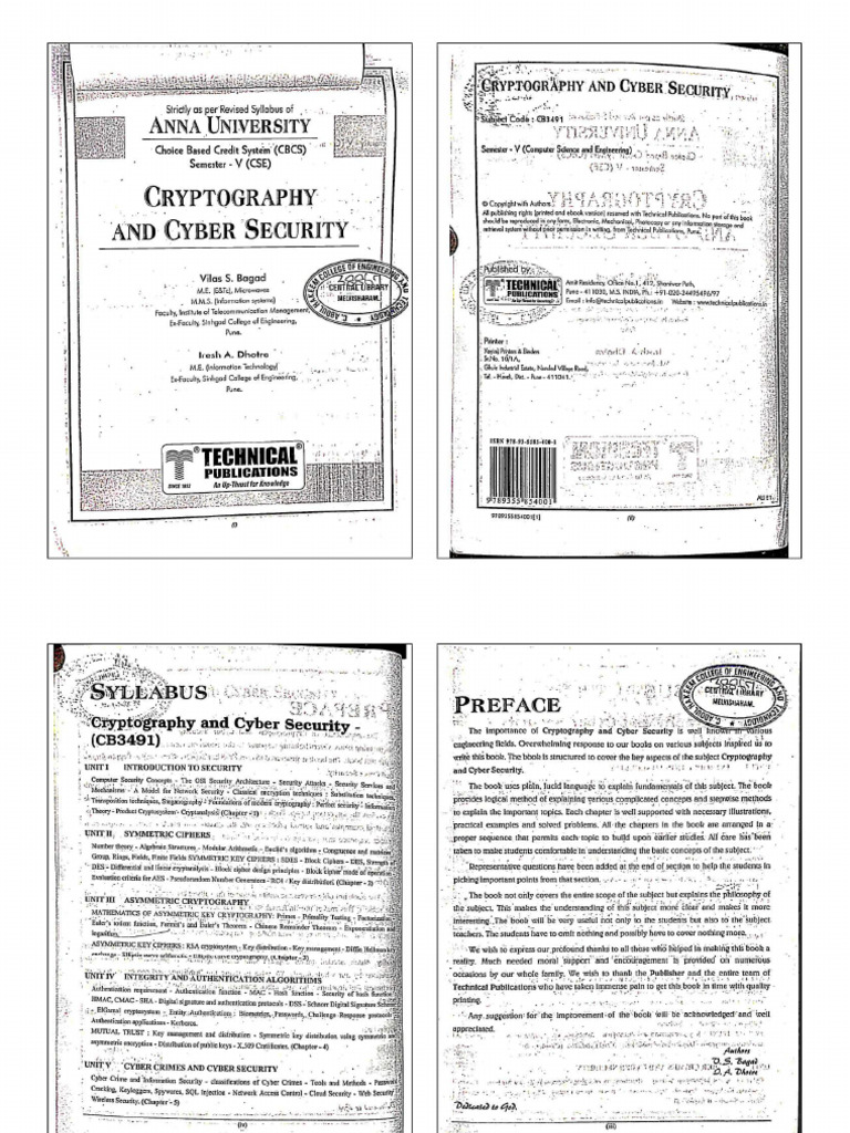 Cryptography and Cyber Security r21 | PDF