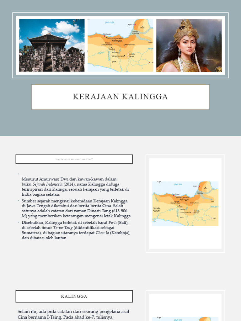 Kerajaan Kalingga | PDF | Ilmu Sosial | Sejarah