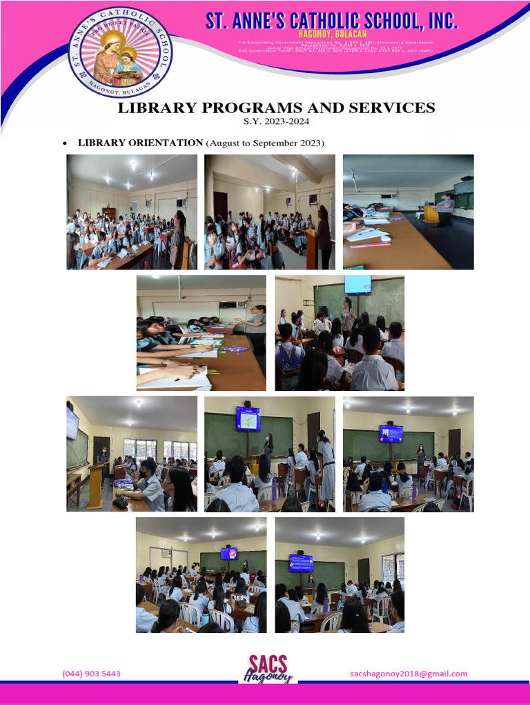 SACS-LIBRARY-PROGRAMS-AND-SERVICES | PDF